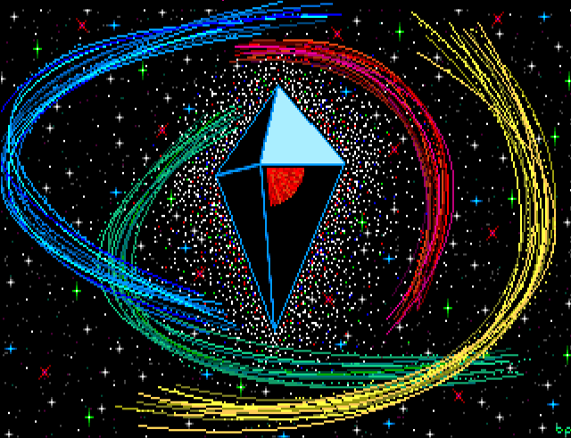 I was told this might fit in here, a bit of pixel art I've done on a ...